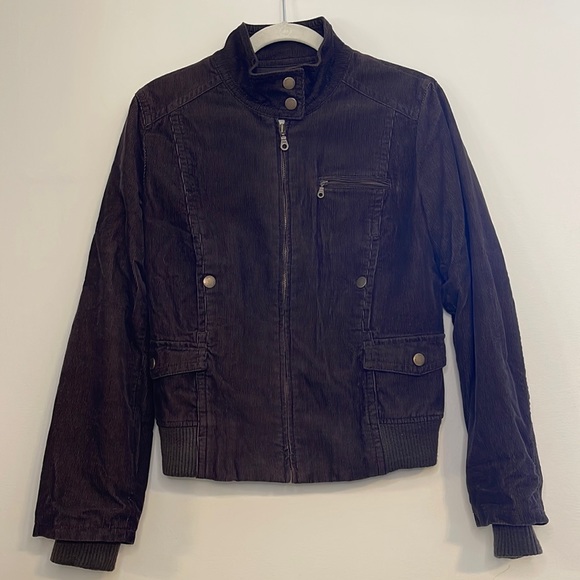 Mango | Jackets & Coats | Mng Brown Corduroy Bomber Jacket | Poshmark